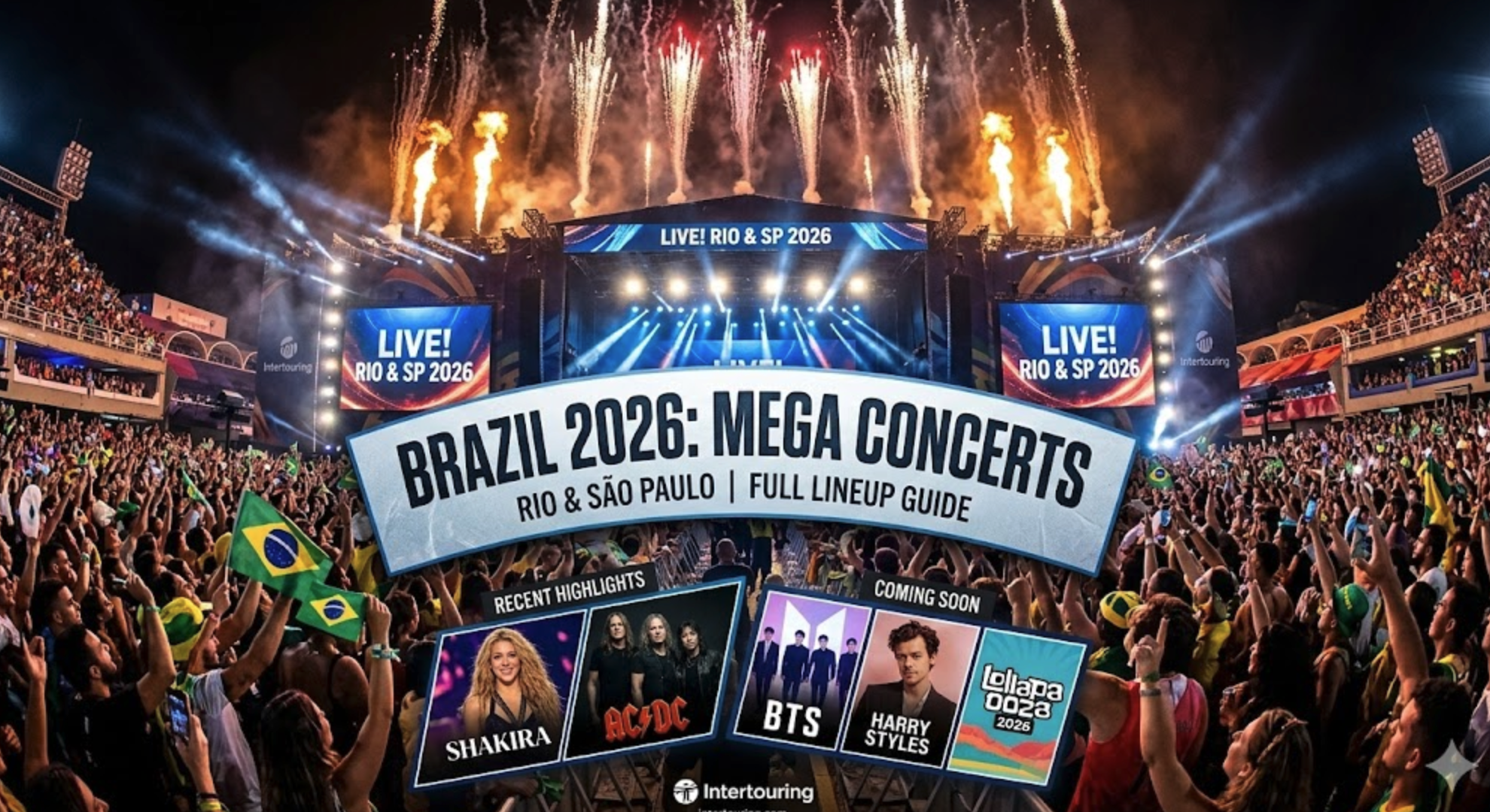 Brazil 2026 Mega Concert Guide - Sao Paulo and Rio de Janeiro: BTS ...